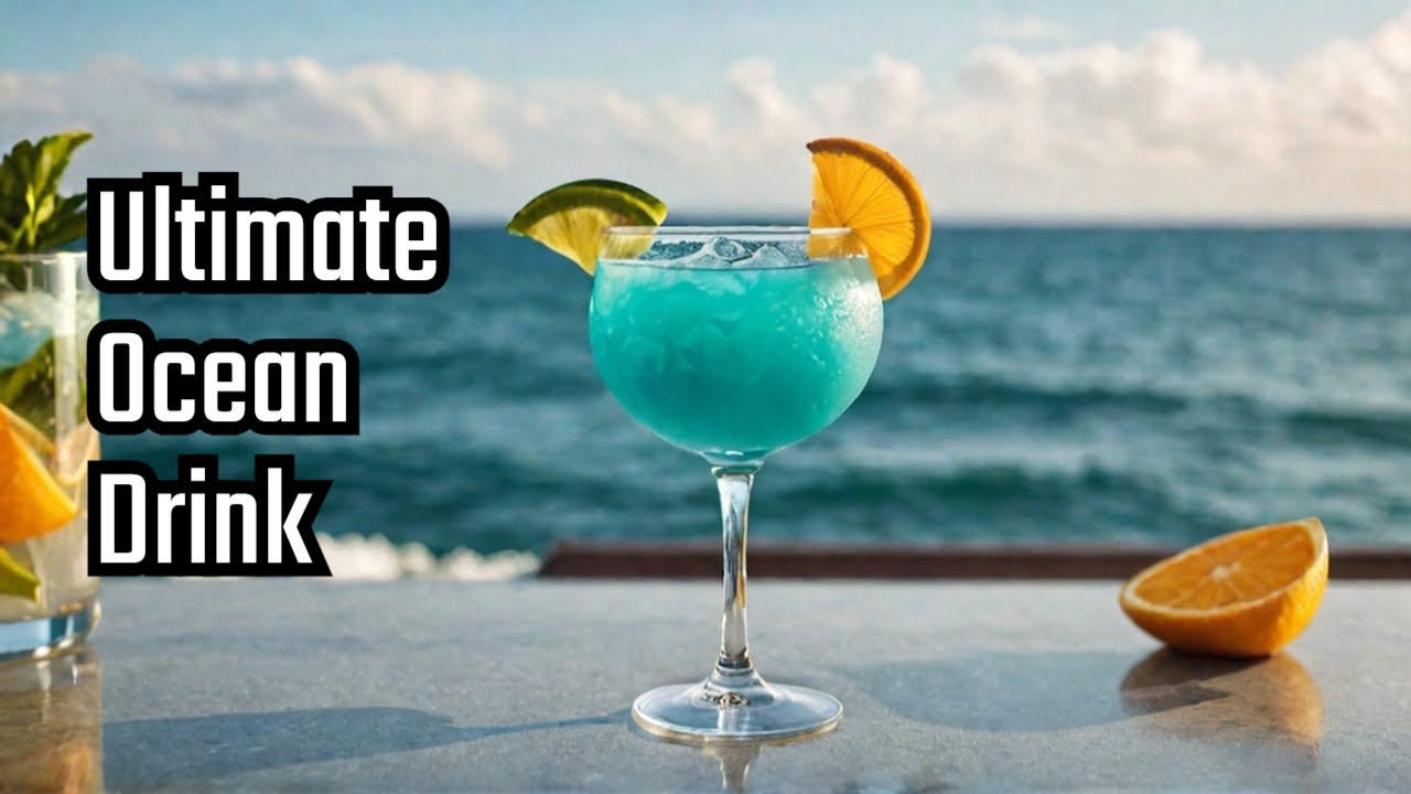 Deep Blue Sea Cocktail Recipe | A Refreshing Ocean-Inspired Drink - YouTube