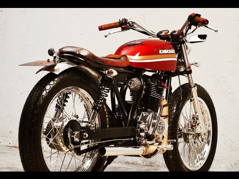 CUSTOM BIKE WORLD - KAWASAKI KH100 "CHERRY BOMB" - YouTube