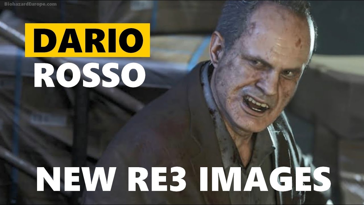 New screenshots - Dario Rosso revealed? | Resident Evil 3 remake - YouTube