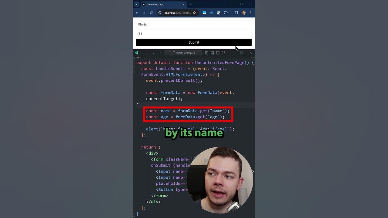 Controlled Vs Uncontrolled Form Inputs In React 💡 Reactjs Reactdevelopment Reactjstutorial