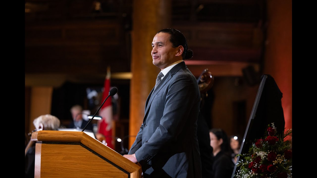 State Funeral of Ed Broadbent - Remarks by Wab Kinew - YouTube