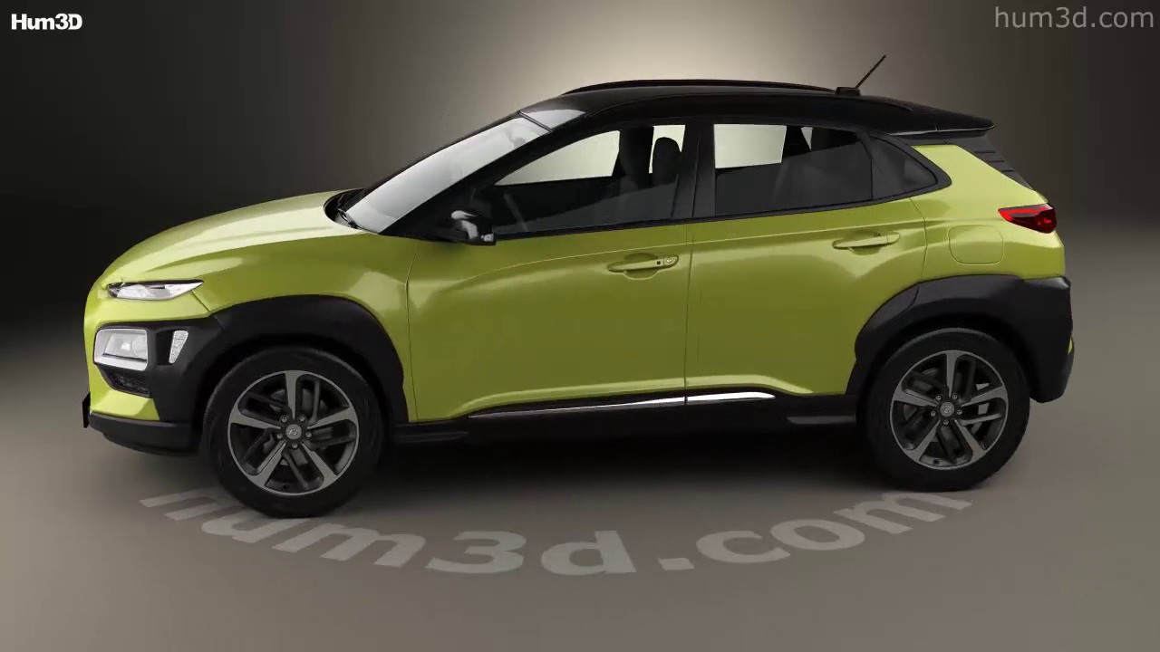 Hyundai Kona 2021 3D model by 3DModels.org - YouTube