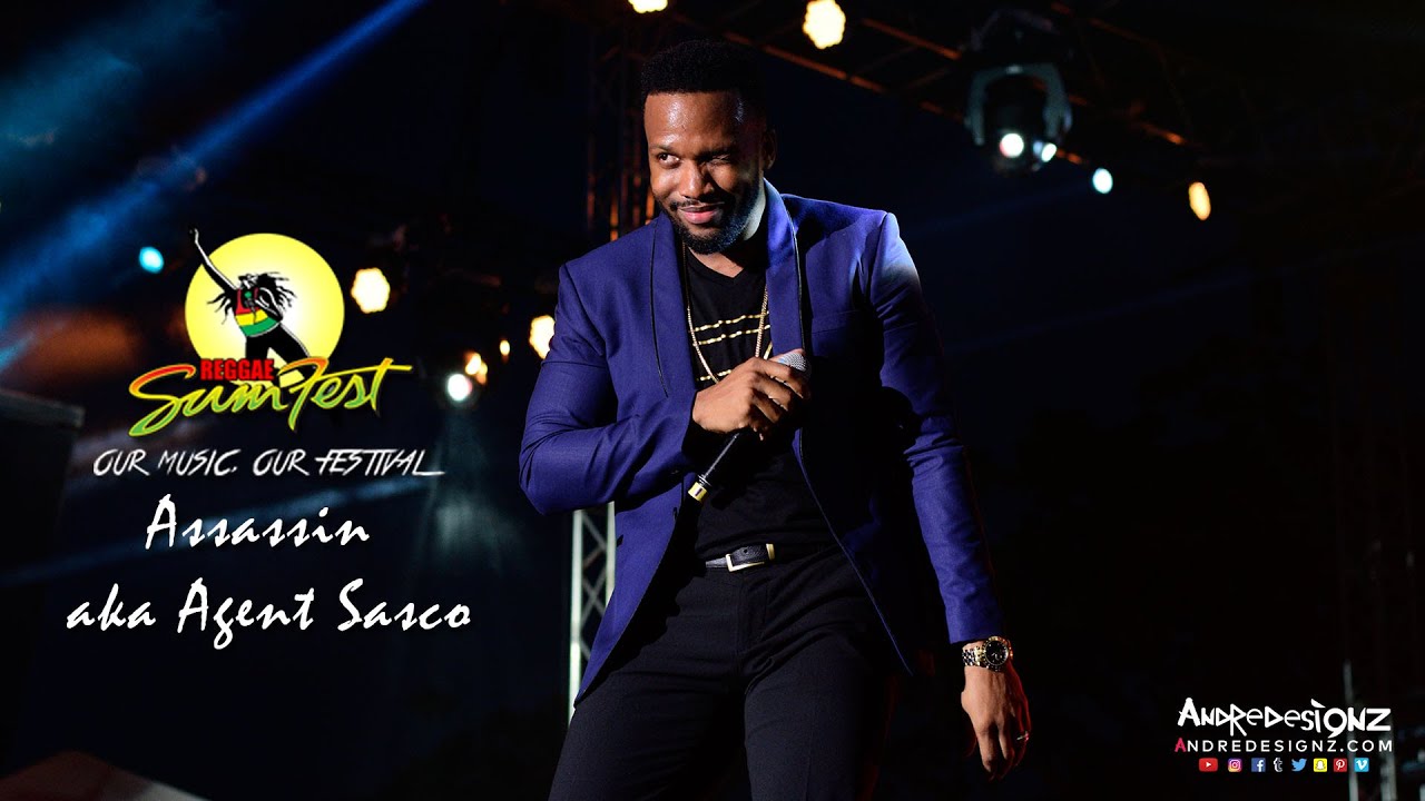 Assassin aka Agent Sasco Performing at Reggae Sumfest Dance Hall Night ...