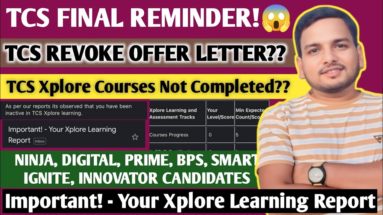 TCS XPLORE LEARNING BIGGEST CHANGE 😳 || ONBOARDING & JOINING LATEST ...