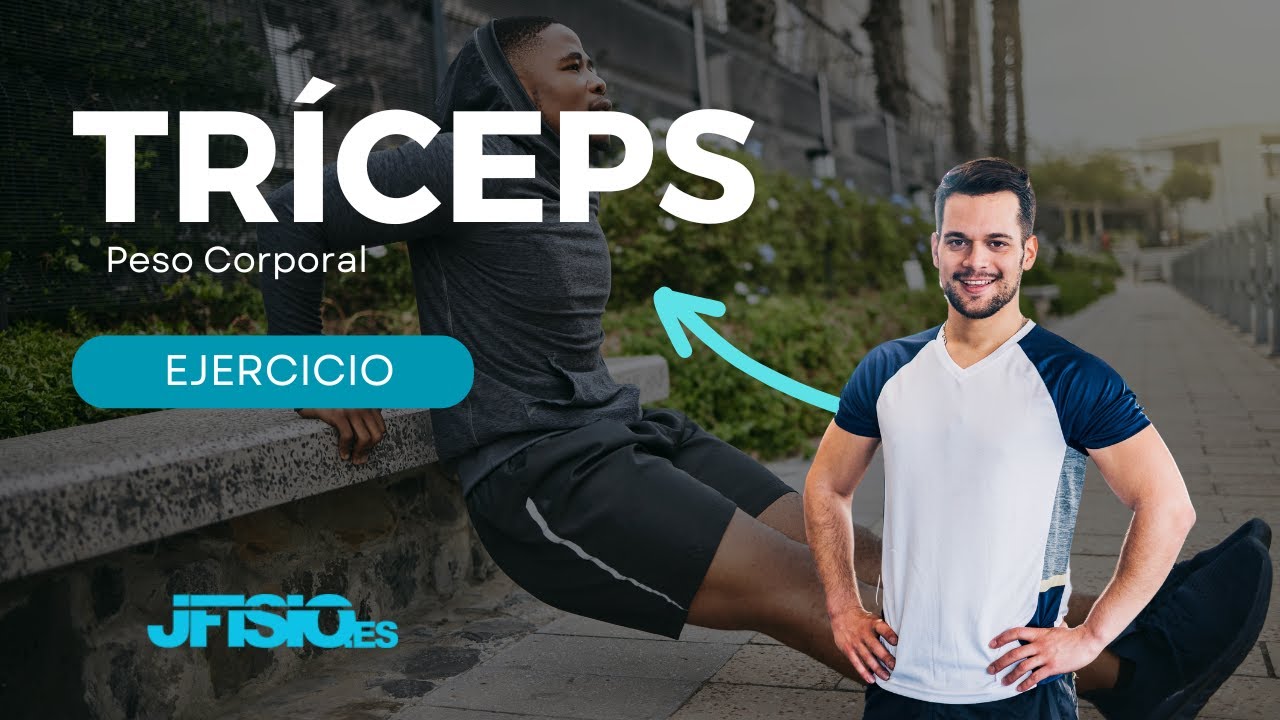 EJERCICIO de Tríceps con el Peso Corporal en Casa - YouTube