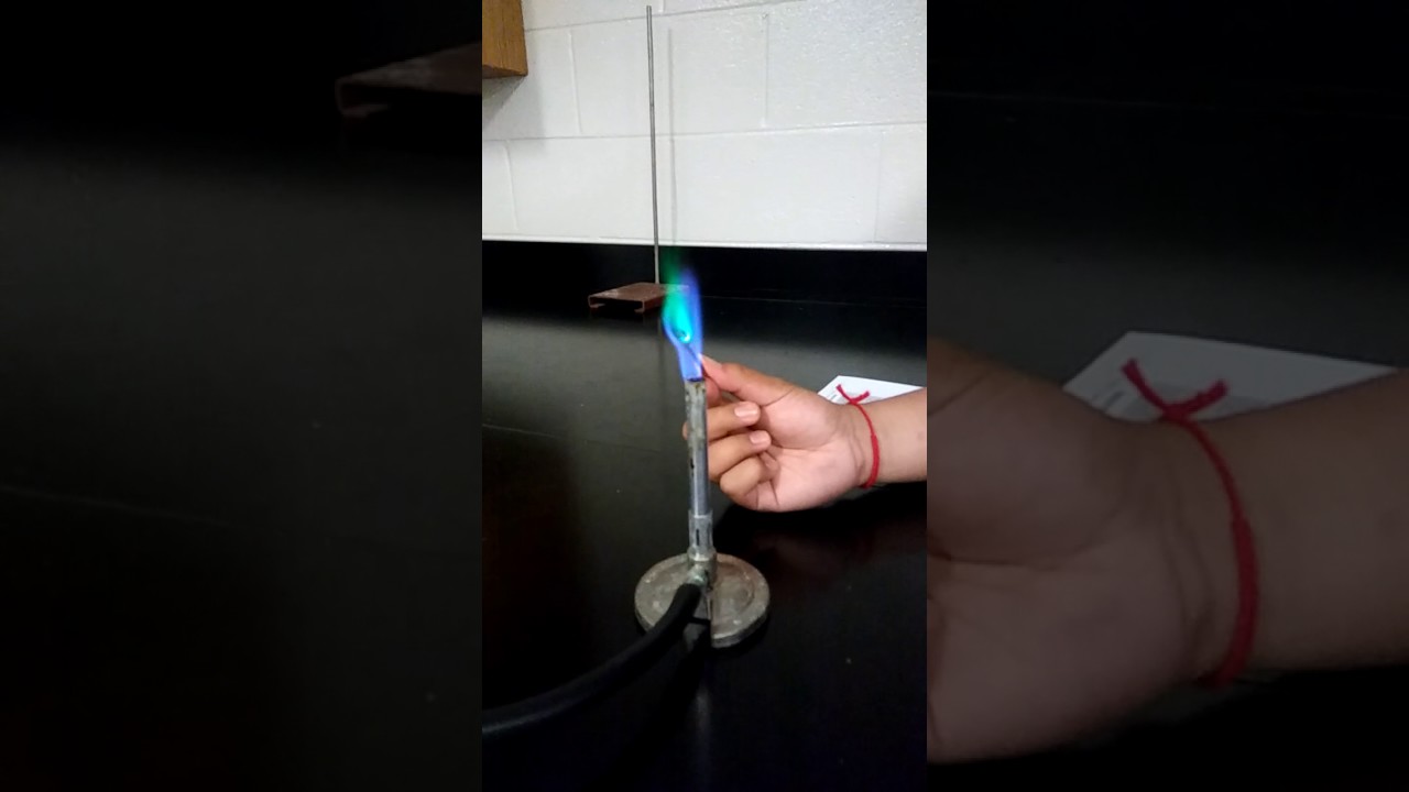 Color changing fire in Chemistry class! - YouTube
