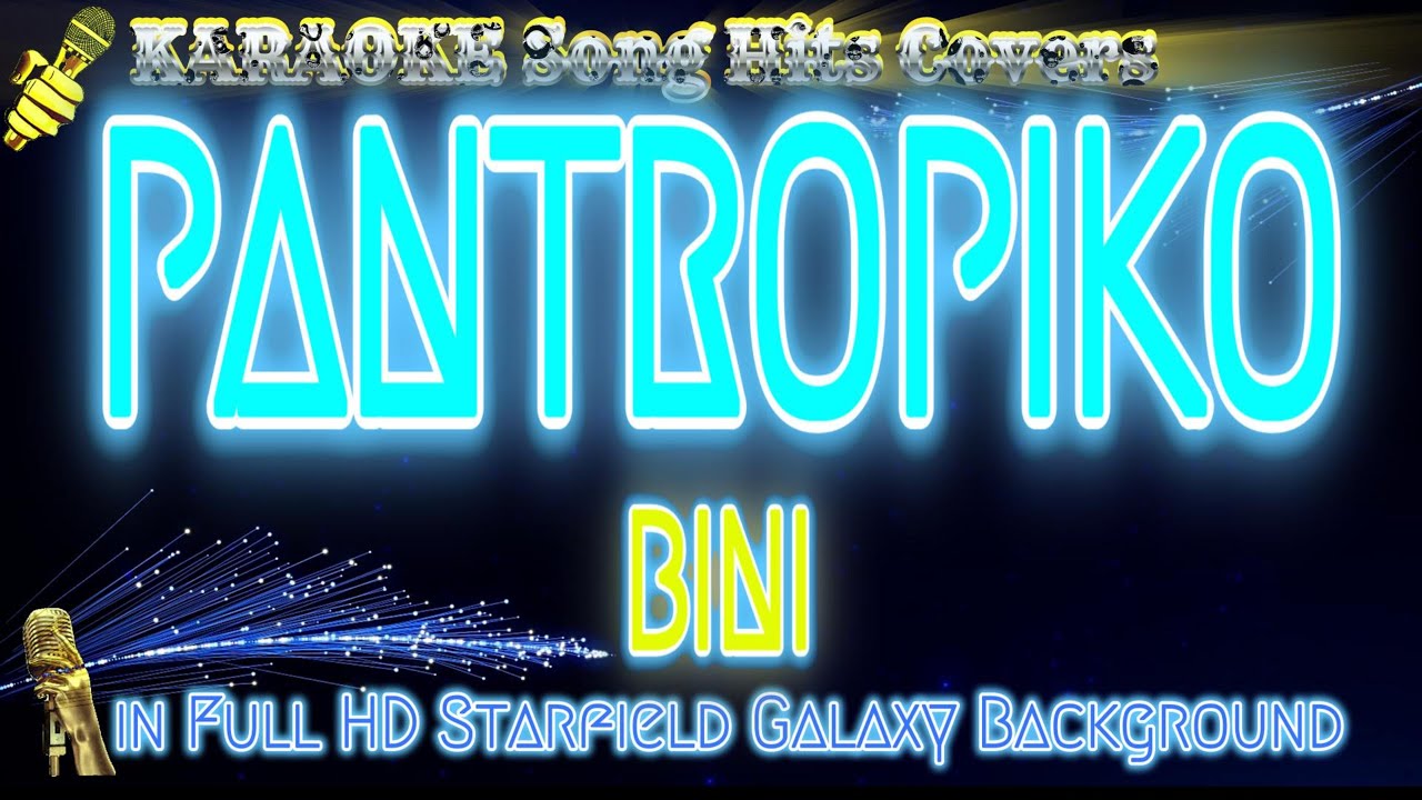 BINI - PANTROPIKO KARAOKE IN FULL HD - YouTube