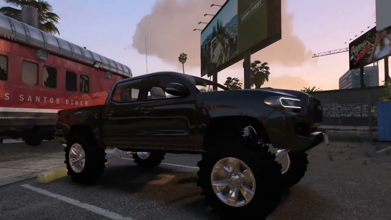 Squatted Tacoma edit (Fivem) - YouTube