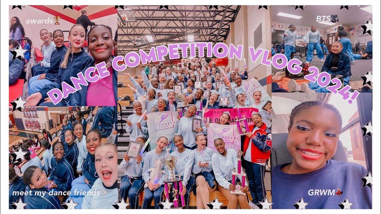 DANCE COMPETITION VLOG 2024 🩰| grwm, meet my dance friends, awards ...