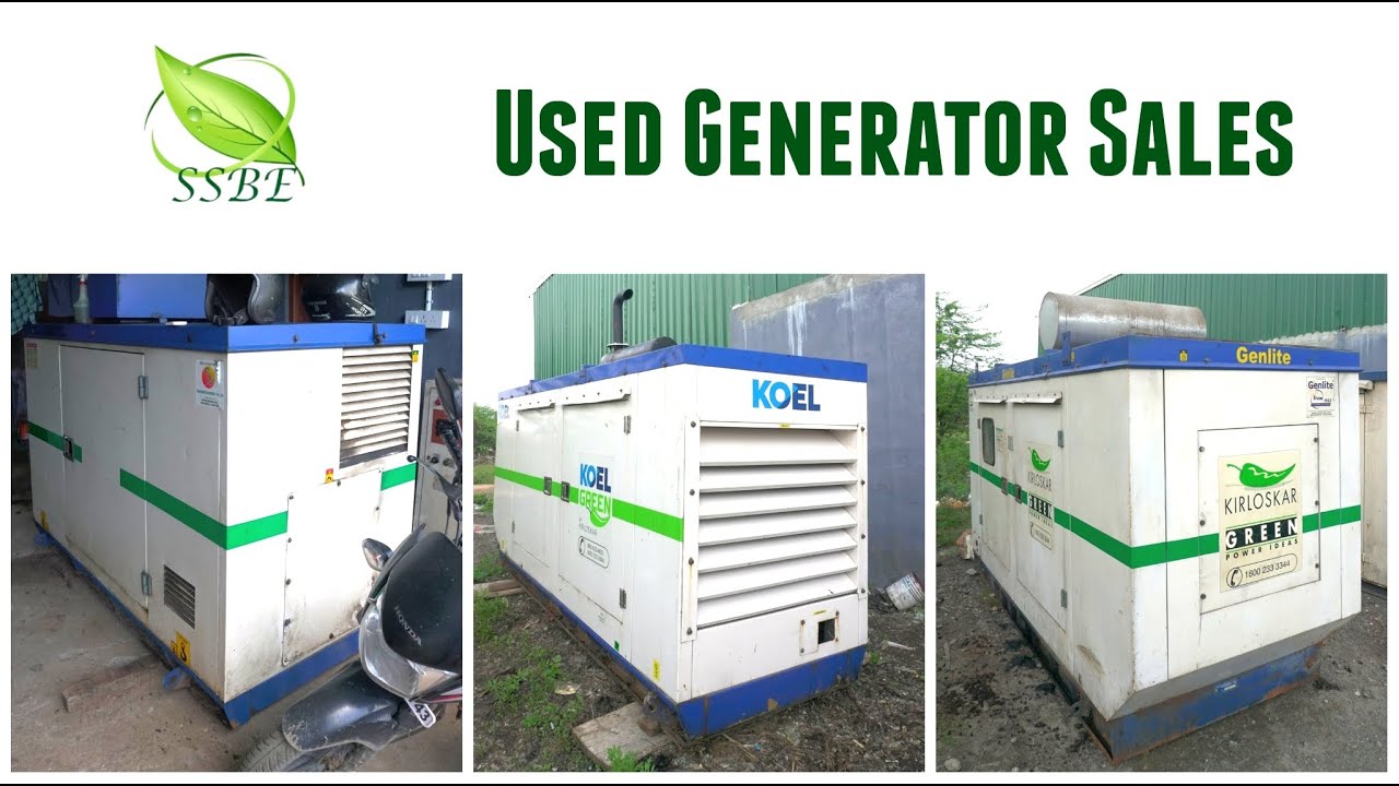 Used Generator Market In Chennai | All Brands | All Capacity | Sri Sai ...