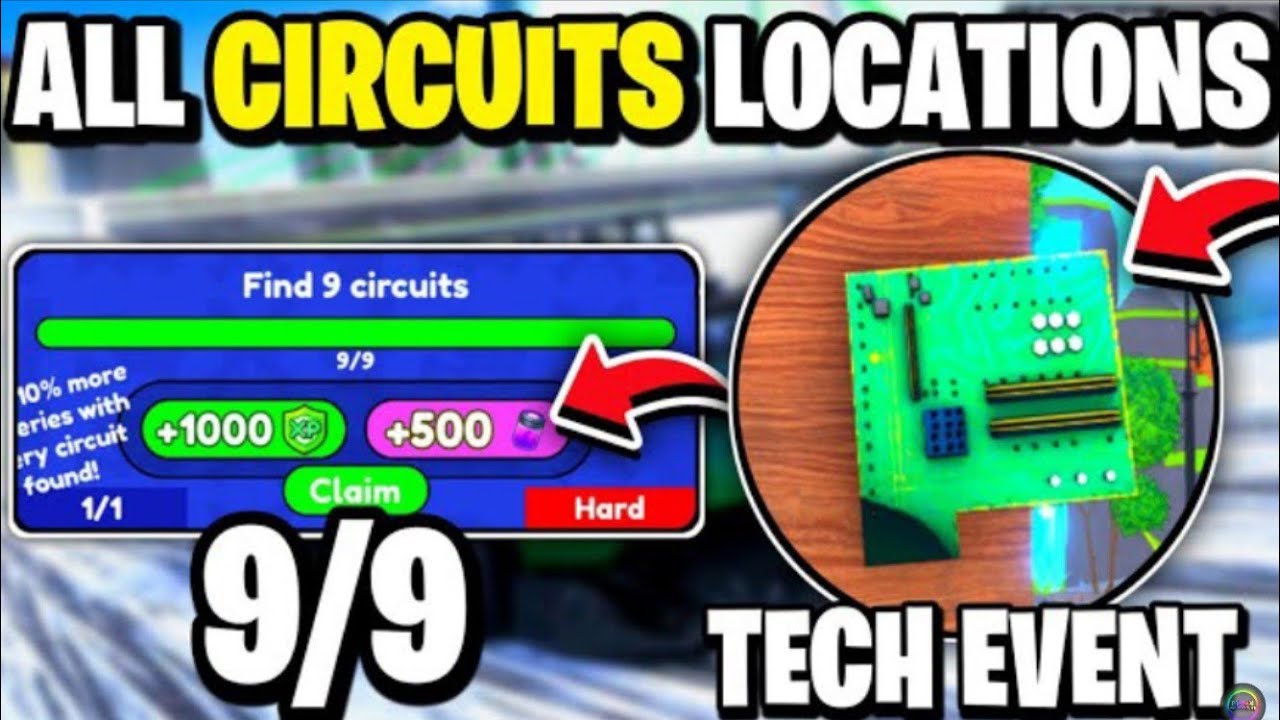 All circuits locations in new TTD update (toilet tower defense) !!! 9/9 ...