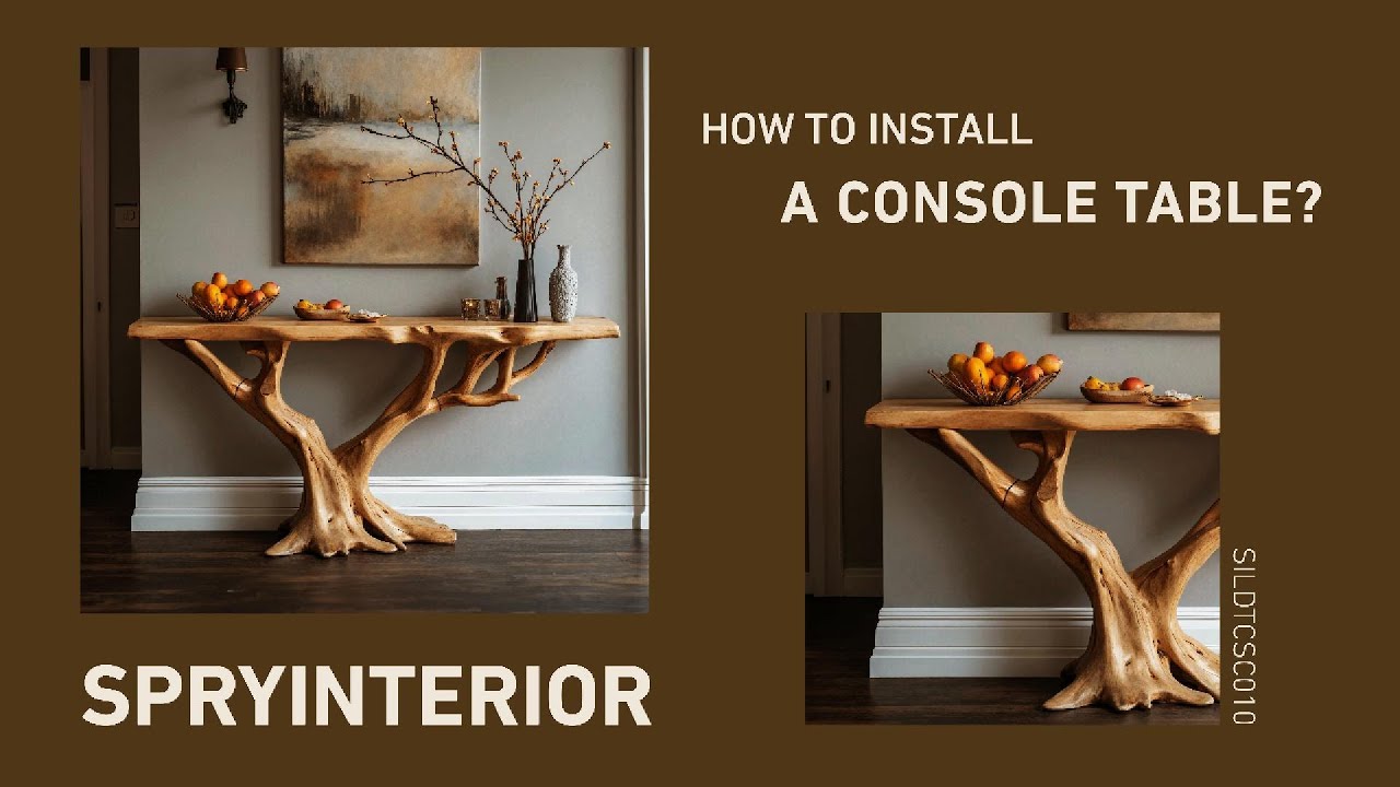 Entry Console Table Install | How To Assemble Console Table | Must Have ...