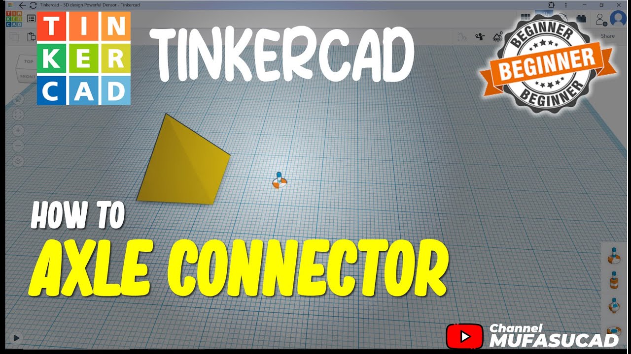 TinkerCAD How To Use Axle Connector - YouTube