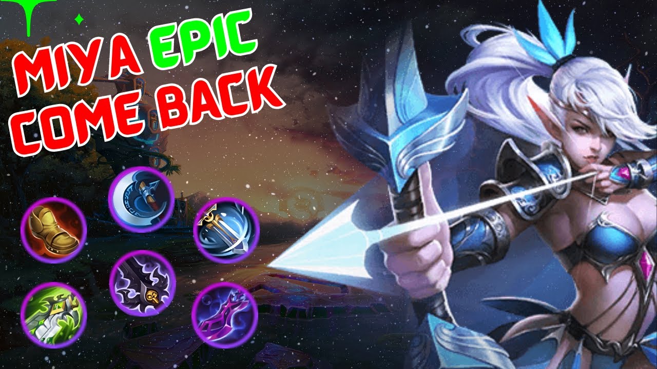 Miya Supreme Epic Comeback in Rank [Triple Kill with Best Emblem and ...