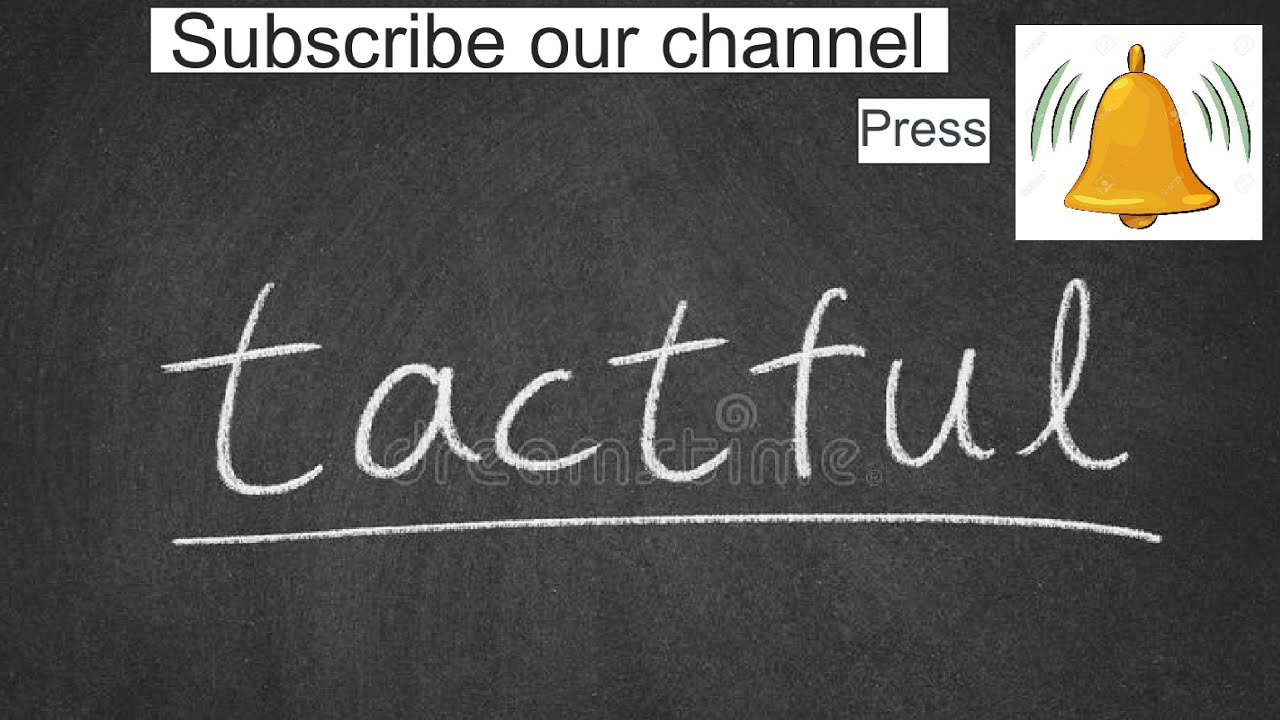 How to be tactful in society - YouTube