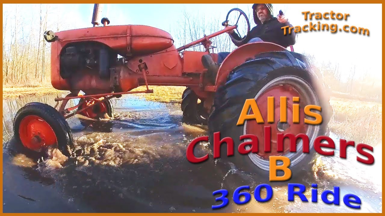 Allis Chalmers B tractor Insta360 camera - YouTube