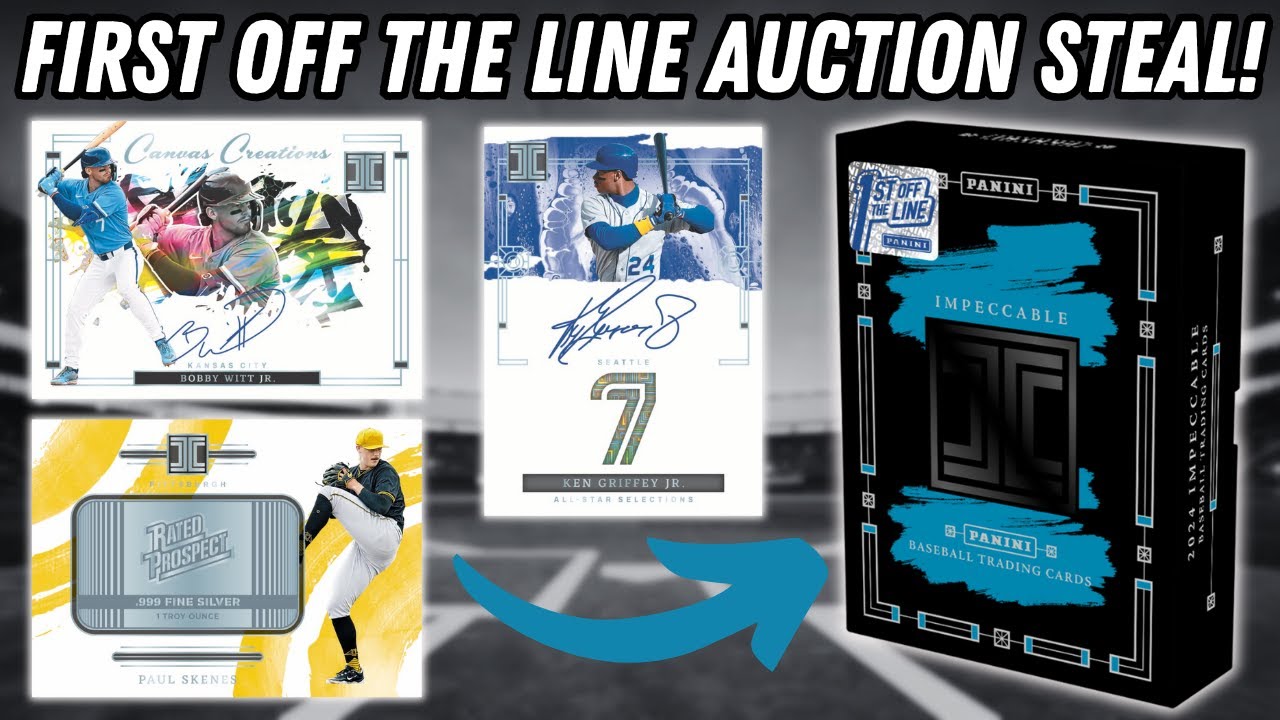 LEGENDS, STARS, & PROSPECTS! 2024 Panini Impeccable Baseball Hobby Box ...