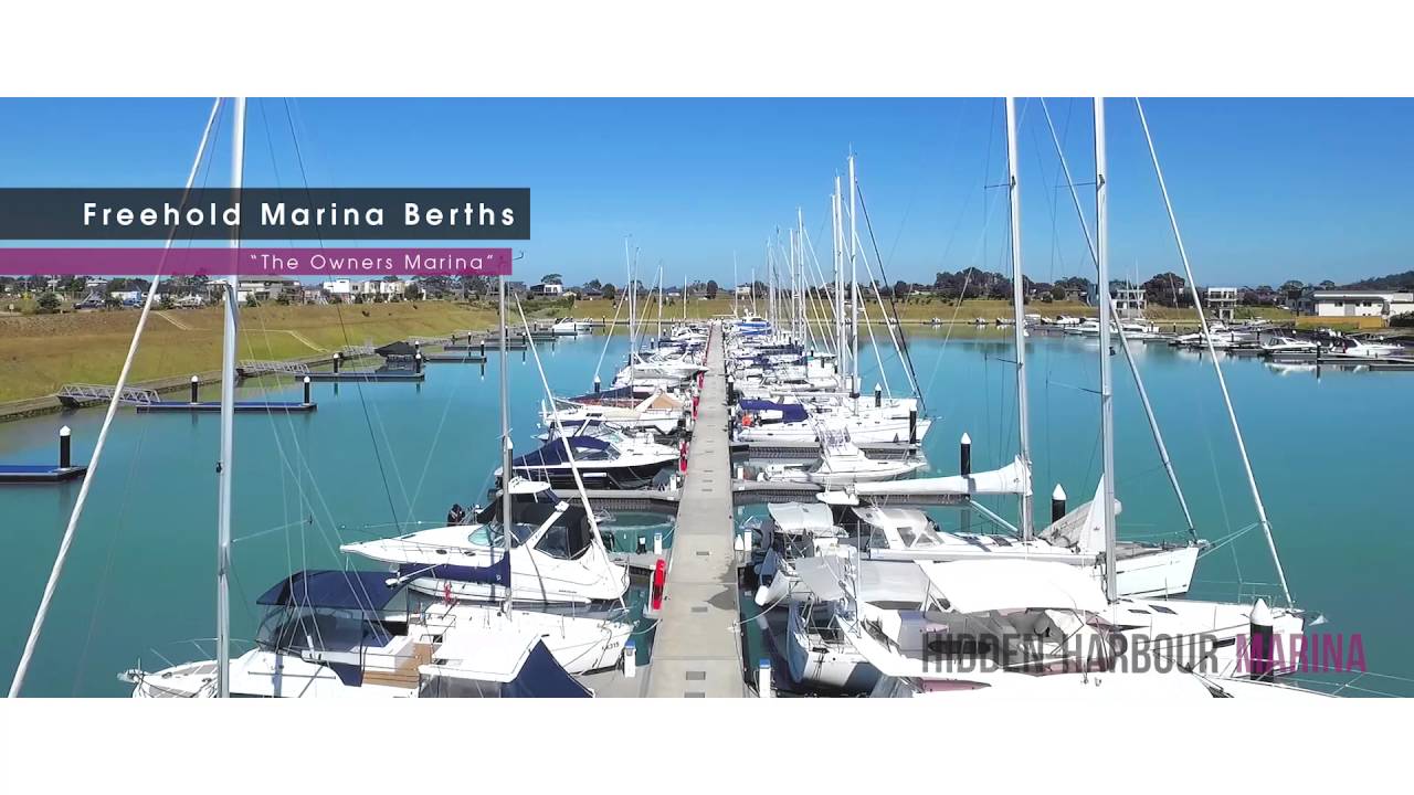 Drone footage of Martha Cove, fly over Hidden Harbour Marina - YouTube
