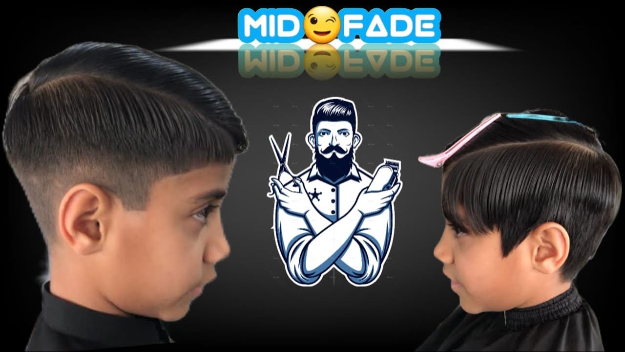 Baby boy MID FADE BARBER TUTORIAL - YouTube