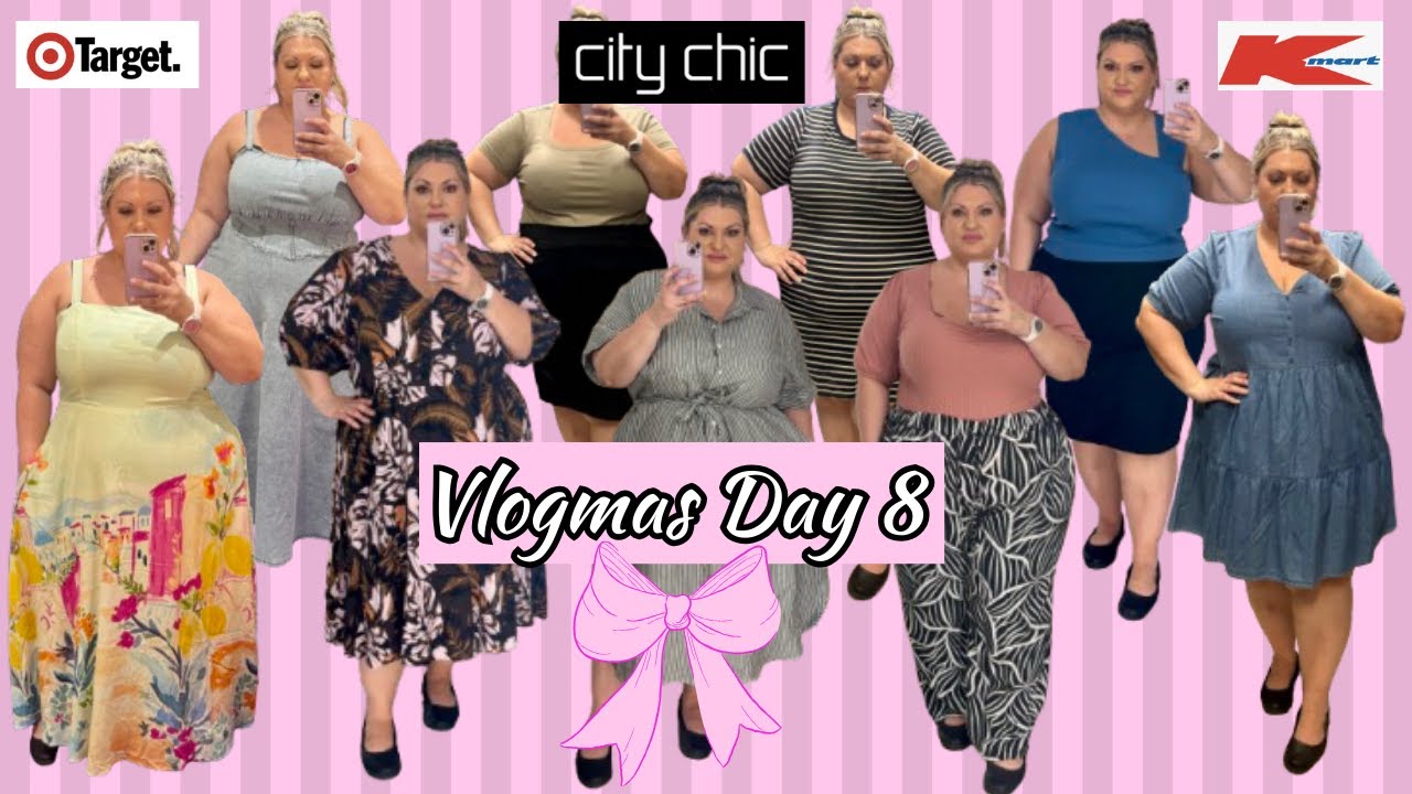 City Chic, Target & KMART plus size try on - Vlogmas Day 8 - YouTube