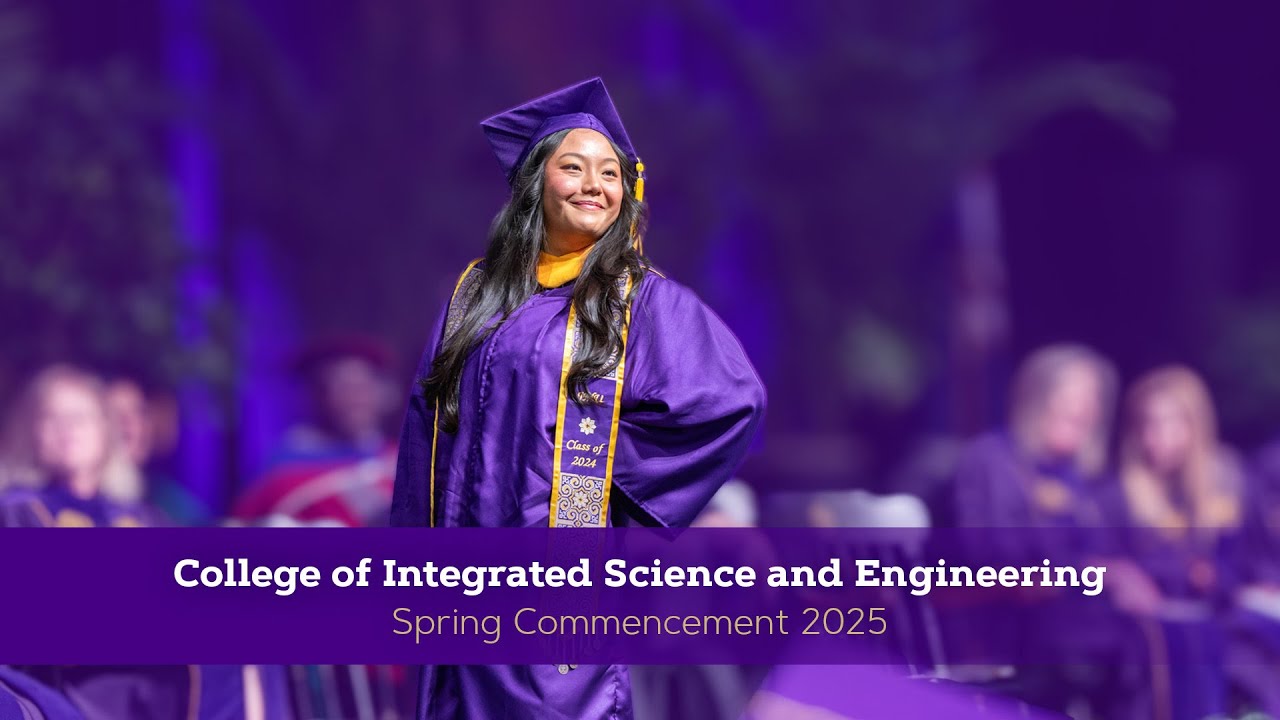 College of Integrated Science and Engineering | JMU Spring Commencement 2025 - YouTube