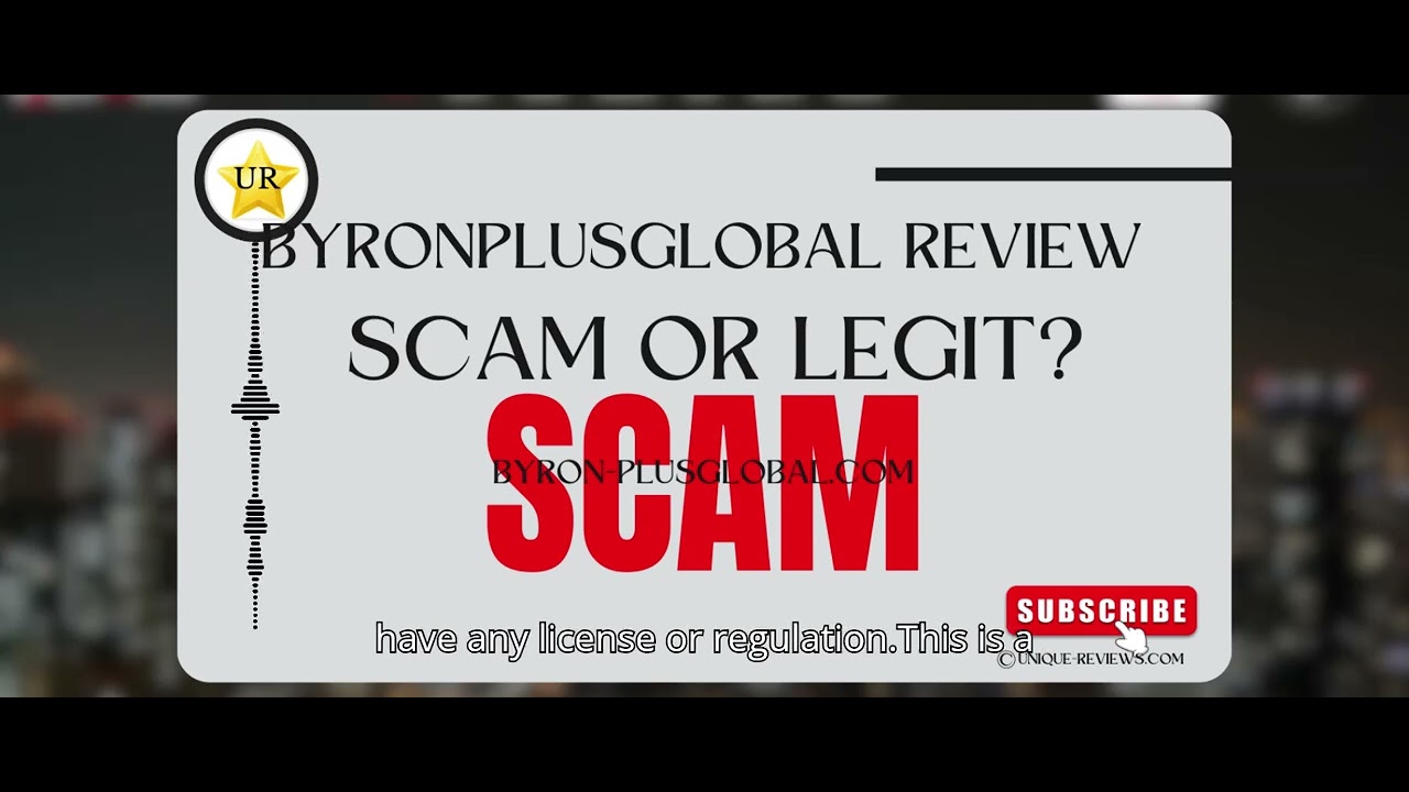 Byron Plus Global Review byron-plusglobal.com Scam or Legit? - YouTube