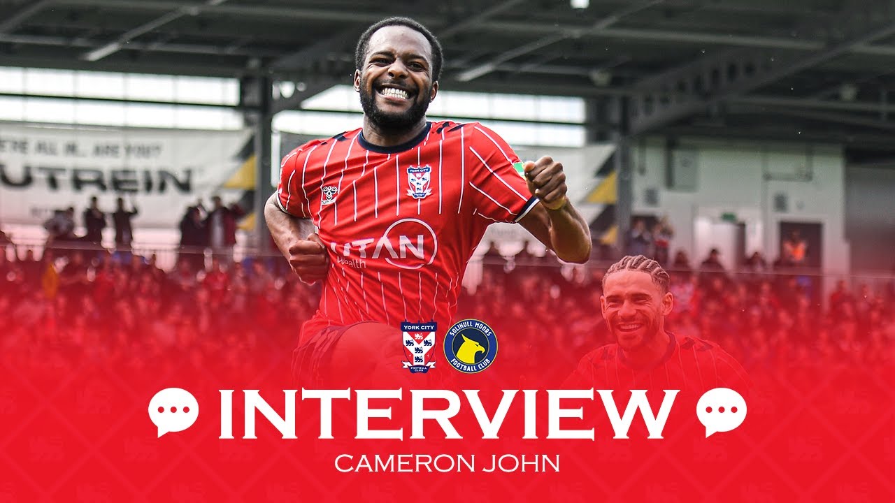 💬 Post Match Interview | Cameron John | Solihull Moors - YouTube