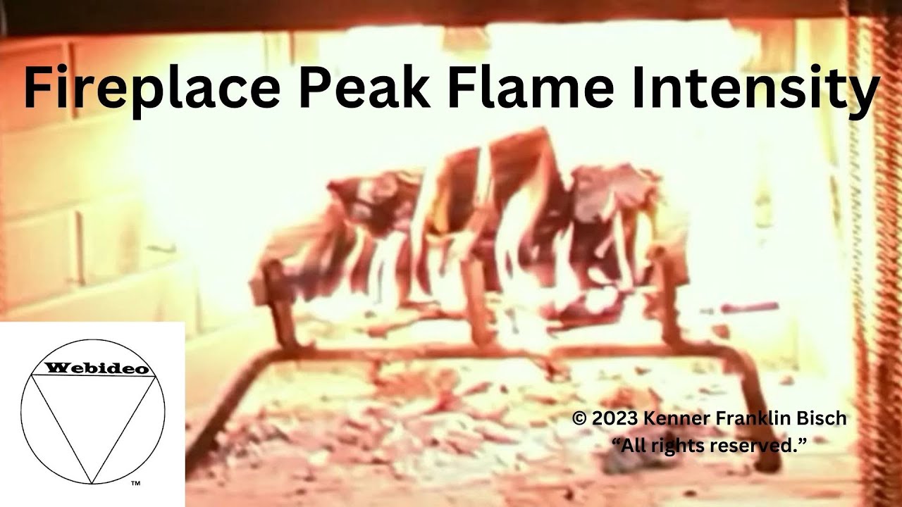 Fireplace Maximum Flame Intensity - YouTube