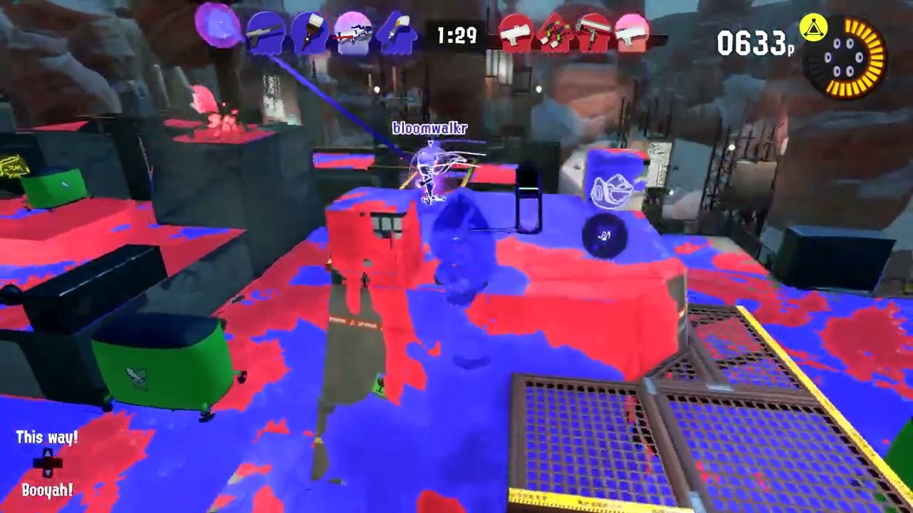Splatoon 3 - Inkbrush with Killer Wail 5.1 game play! - YouTube
