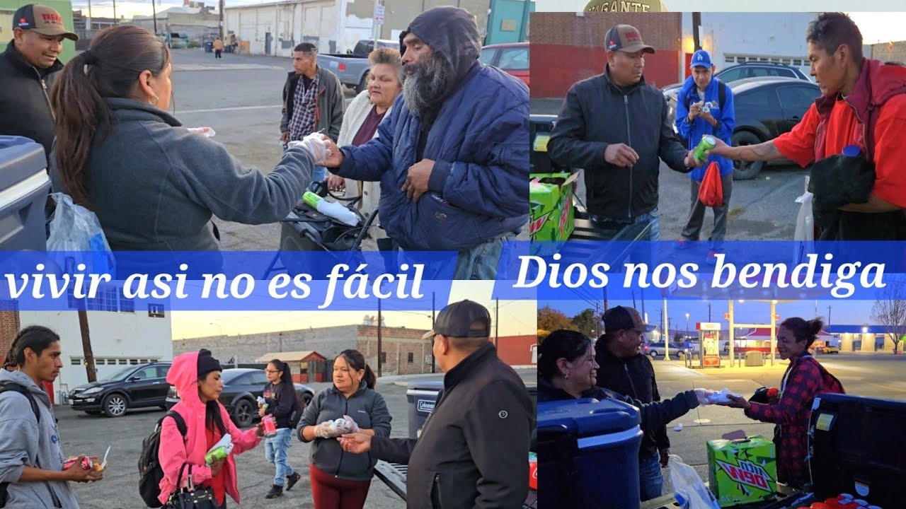 Los homeless así disfrutaron su burrito 🌯 les gusto están bien ...