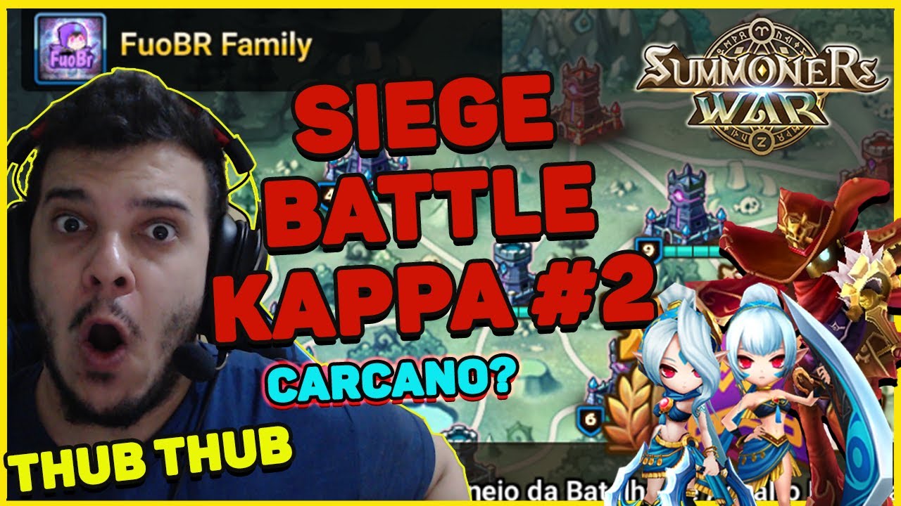 SIEGE BATTLE KAPPA #2 - Carcano Counter - Summoners War - YouTube