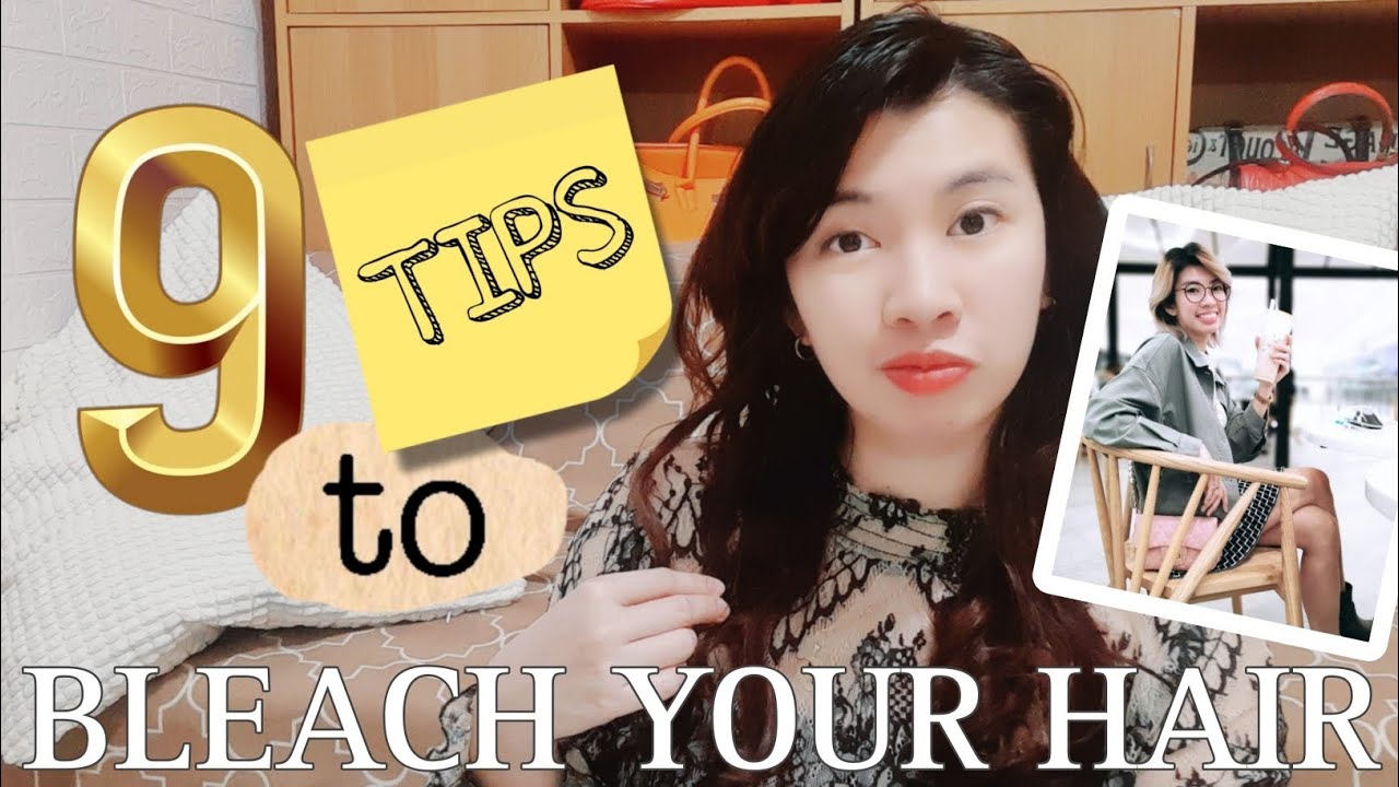 BLEACHING YOUR HAIR | Hair Care Tips - YouTube