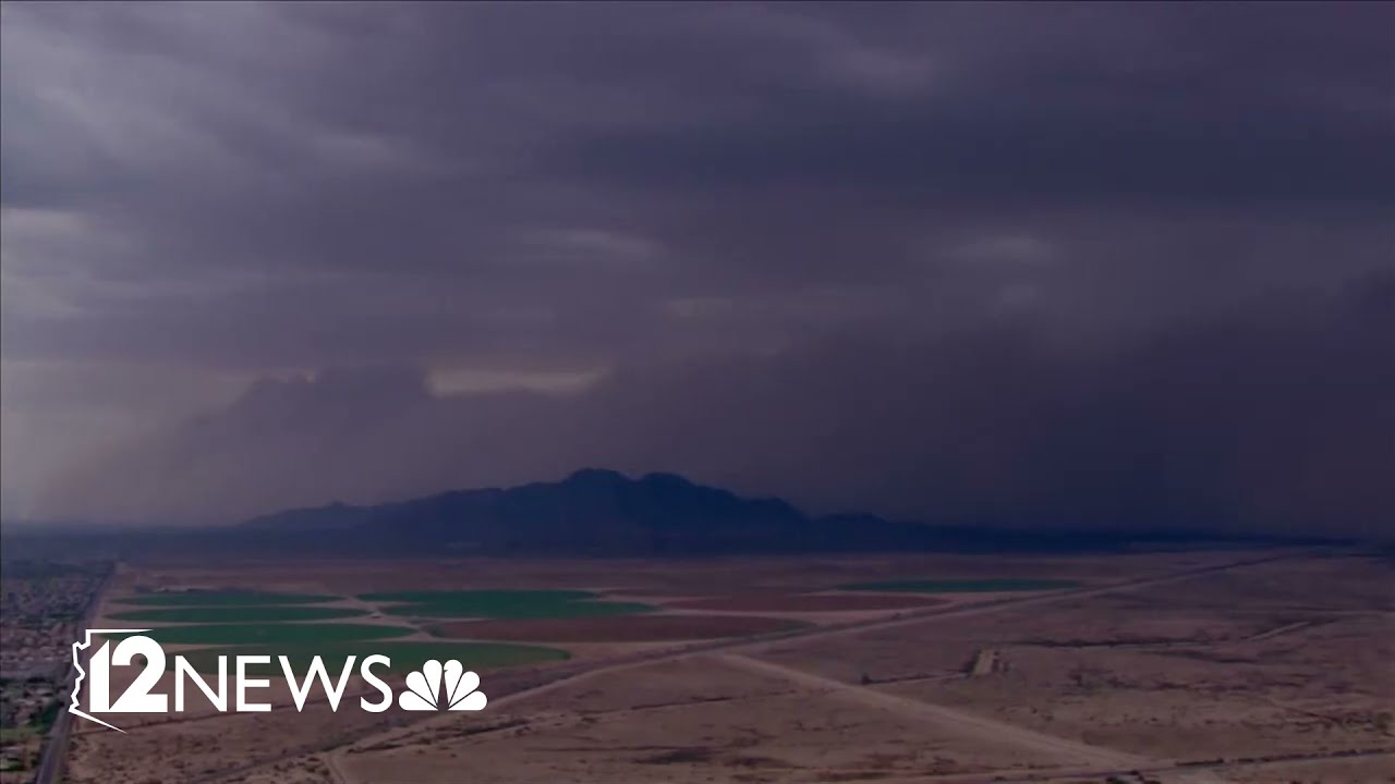 Sky12 captures massive dust storm roll into Valley - YouTube