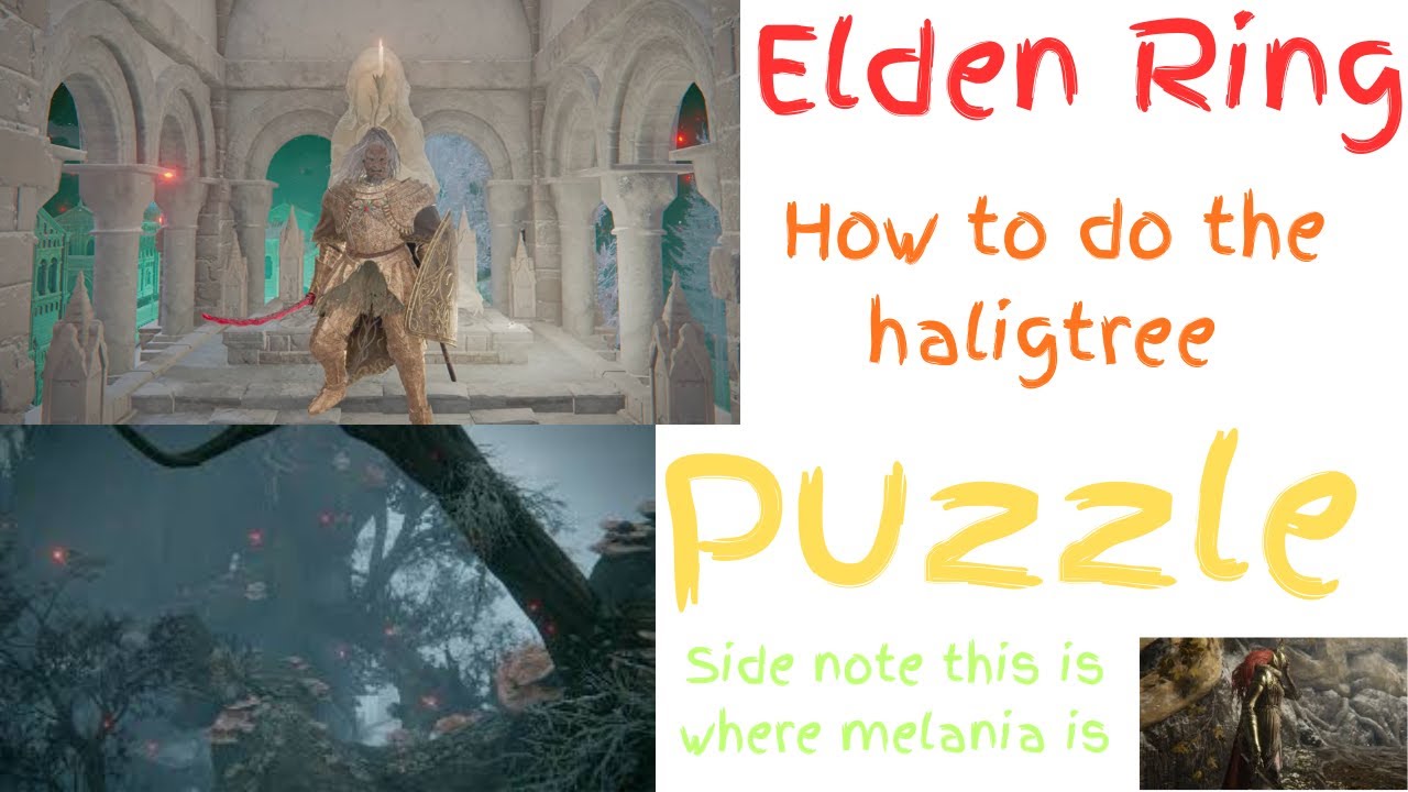 how to do the haligtree puzzle in Elden Ring - YouTube