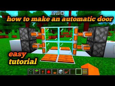 cara membuat pintu otomatis terbaru di minecraft #minecraft # ...