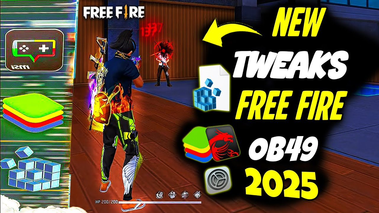 BRAZILIAN PLAYERS TWEAKS | FOR FREE FIRE OB49 | BLUESTACKS 5 | MSI 5 ...