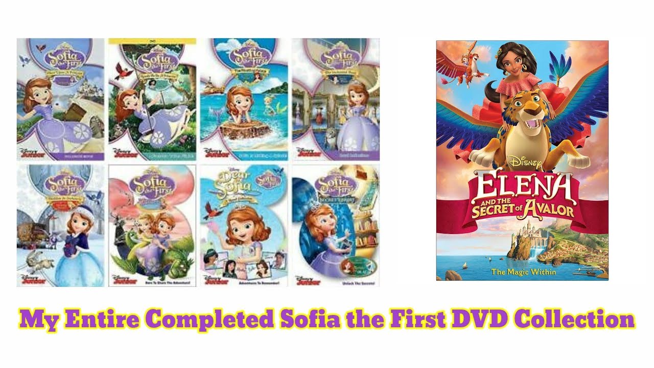 My Entire Completed Sofia the First DVD Collection - YouTube