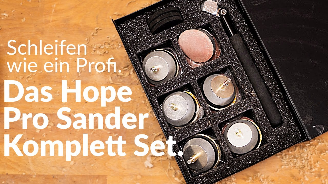 Hope Pro Sander Komplett Set – Professionelles Schleifen leicht gemacht ...