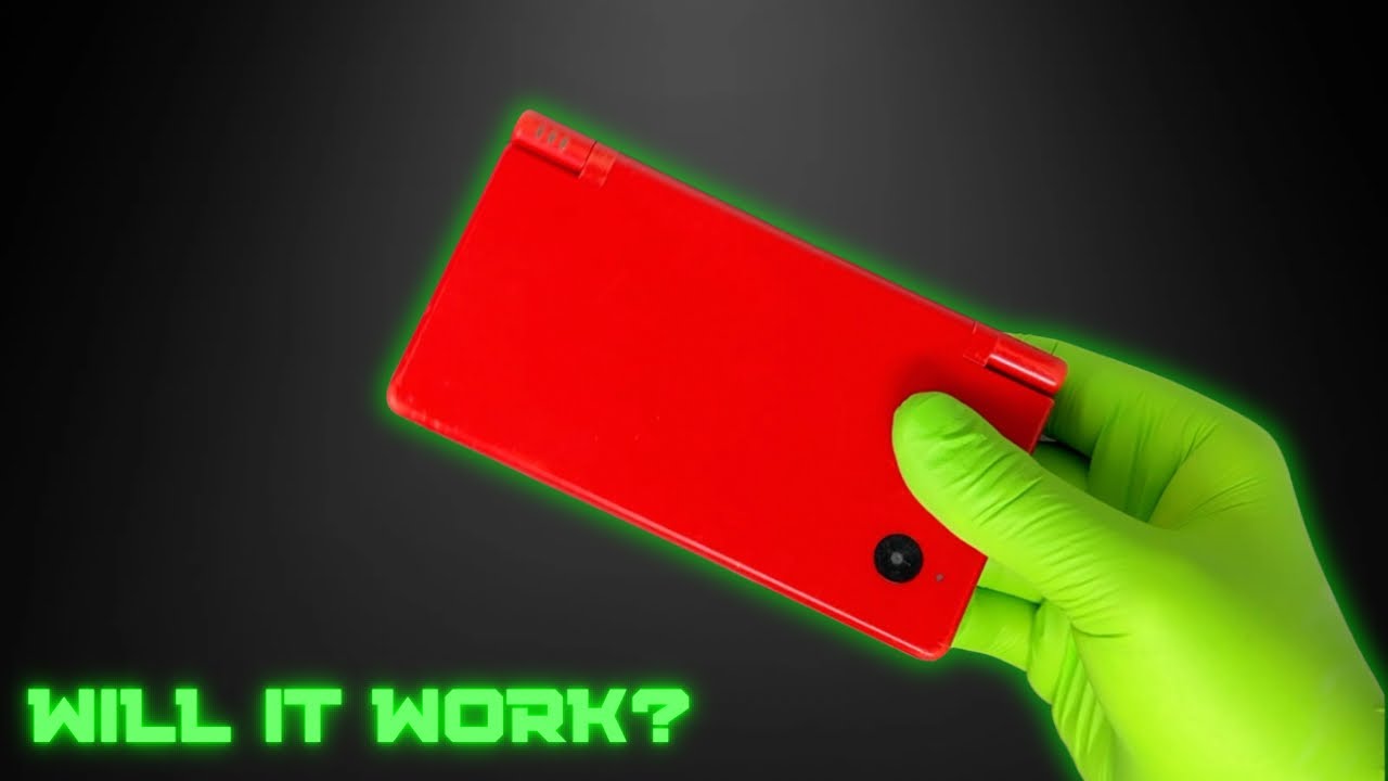 Broken DSI Restoration Project: Part 1 | Testing & Assessment - YouTube