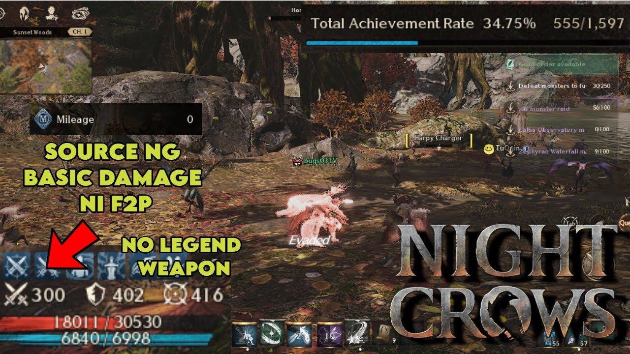 NIGHT CROWS - BAKIT BASIC DAMAGE? - YouTube