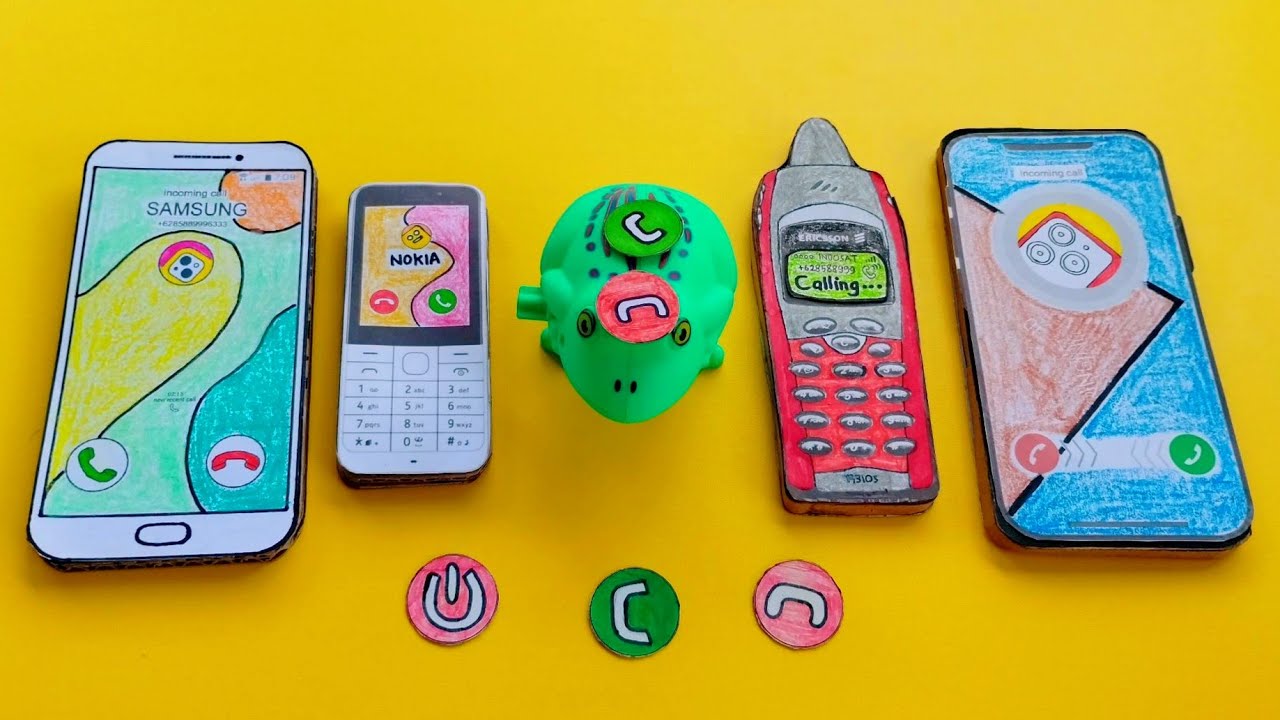 SAMSUNG/ NOKIA 112/ FROG Phone/ Ericsson/ iPhone 15 pro incoming call ...