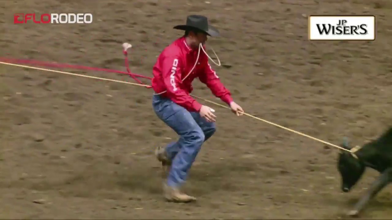 Rhen Richard Tie-down Roping at the 2017 Canadian Western Agribition ...