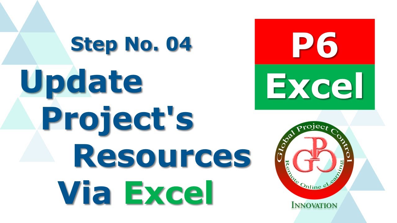 🔴 Update Primavera Project's Resources DIRECTLY via Excel Spreadsheet ...