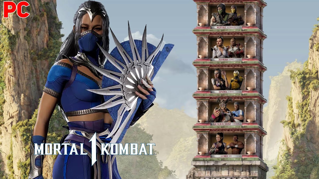 Mortal Kombat 1 Kitana Classic Tower Full Gameplay - YouTube