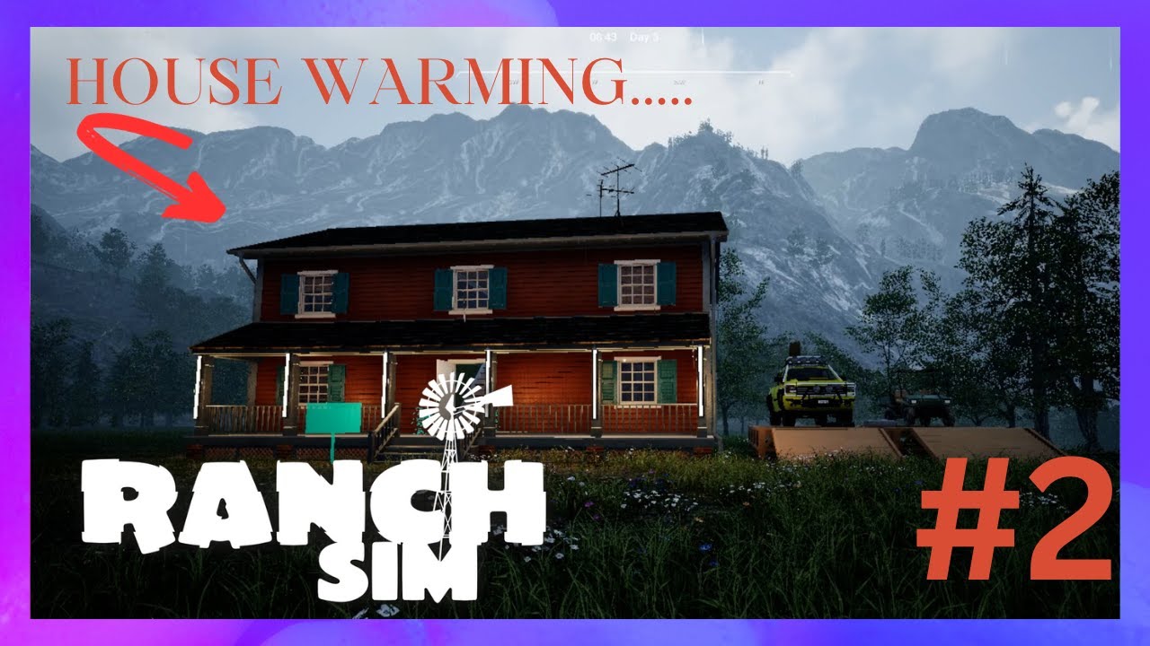 WE BUILT OUR NEW HOUSE IN RANCH SIMULATOR | @GTXBRooKS @cjncreations ...