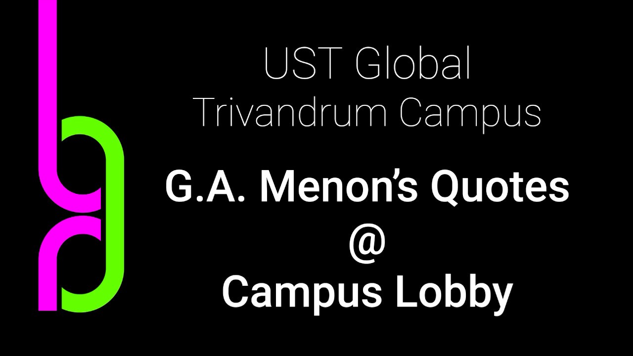 G A Menon’s Quotes - YouTube