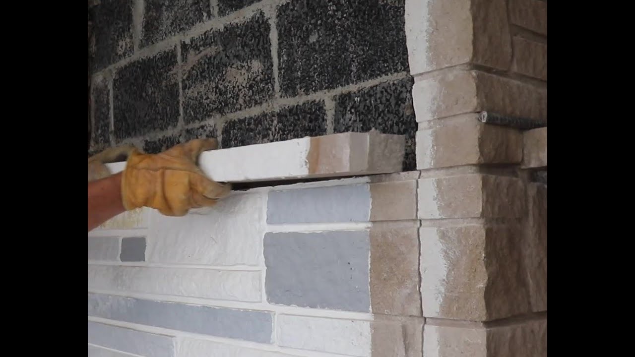 How to Cut and Remove Sandstone Brick Walls - YouTube