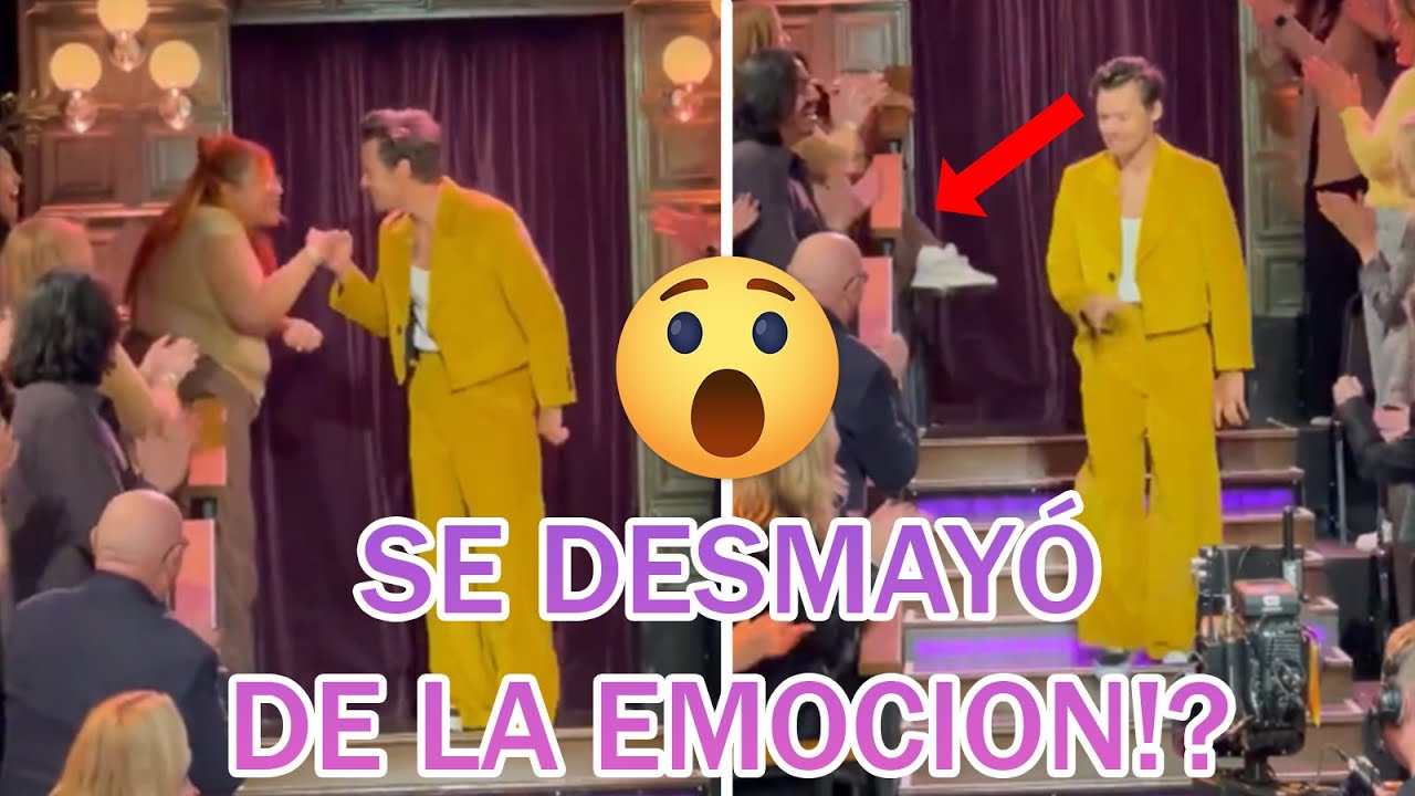 VIRAL fan de HARRY STYLES se "desmaya" en TV en vivo después de ...