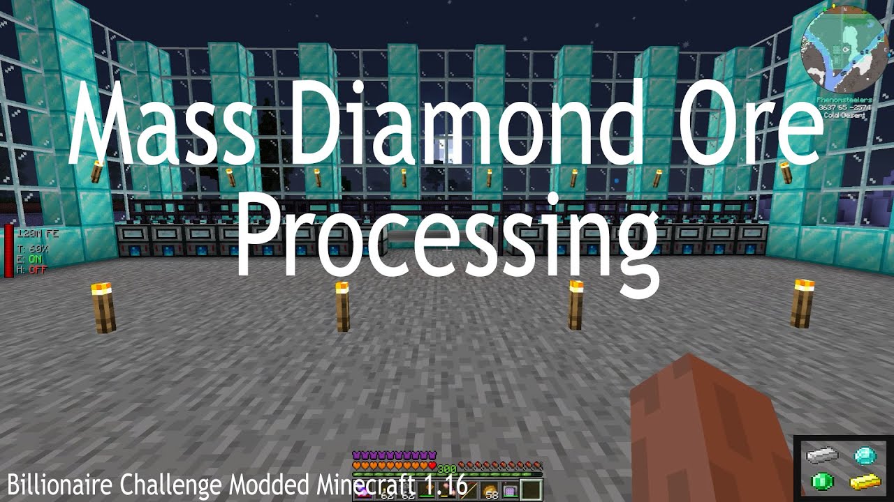 Episode 38: Mass Diamond Ore Processing - YouTube