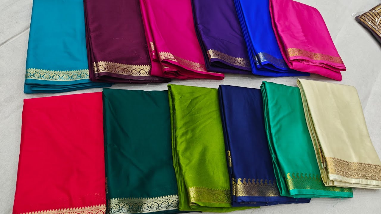 Chickpet wholesale sarees Shop|| Namo saree chickpet all taip Saree ...